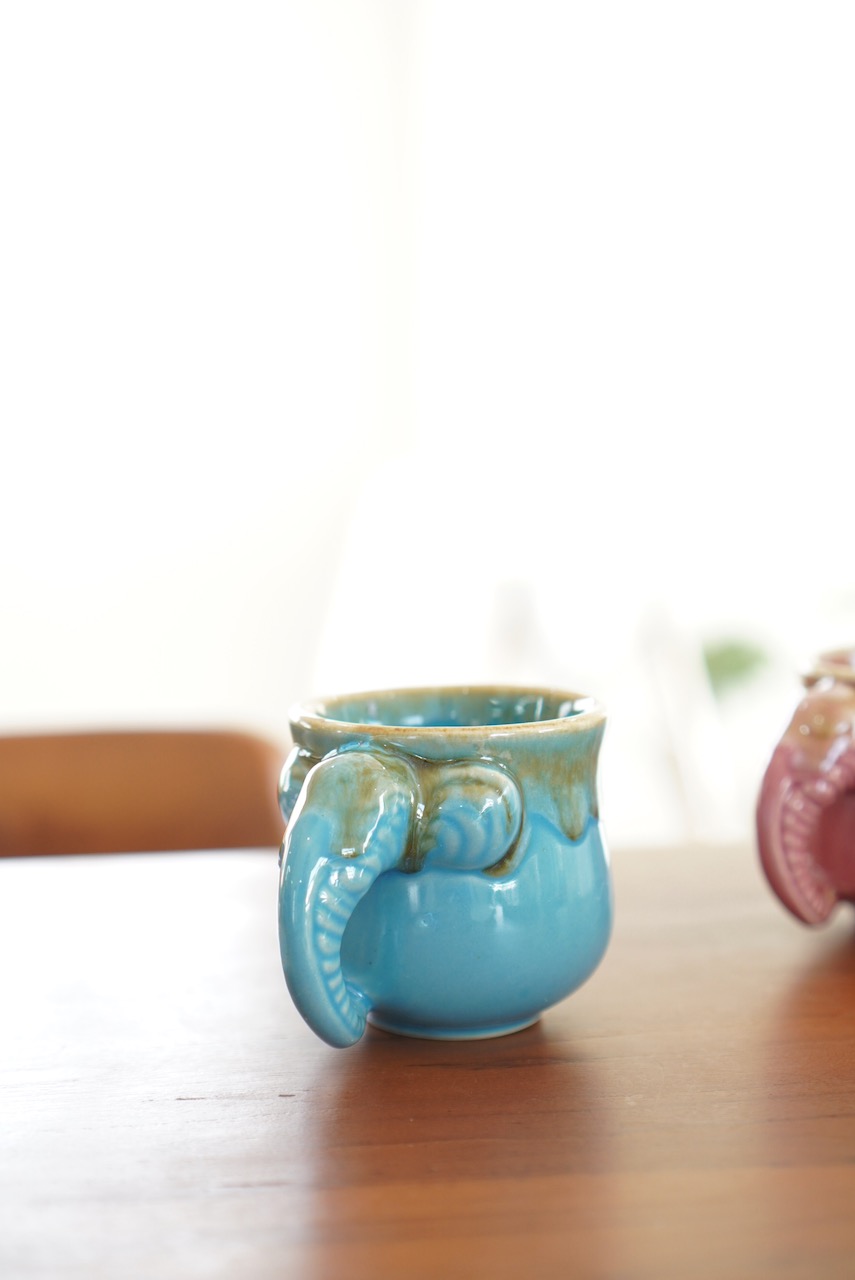 Handcrafted Elephant Ceramic Mug - A Unique Blend of Art & Function ...
